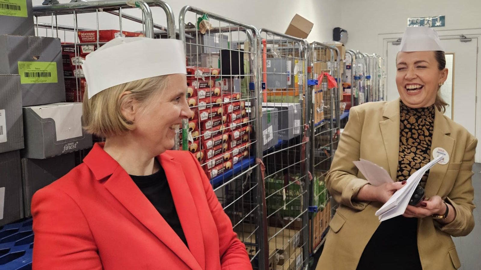 Respect for Shop Workers Week at Tesco - Emma Reynolds MP